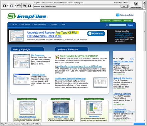 simple webpage capture screenshot and download at