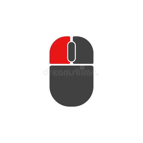 Left Mouse Button Click Active Button Left Click Demonstration Stock