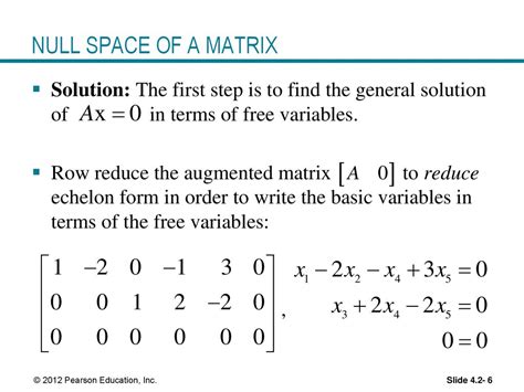 Null Spaces Column Spaces And Linear Transformations Ppt Download