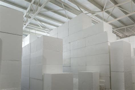 Industrial Production Of Polystyrene Foam Insulation Panels Or Plates From Expanded Polystyrene