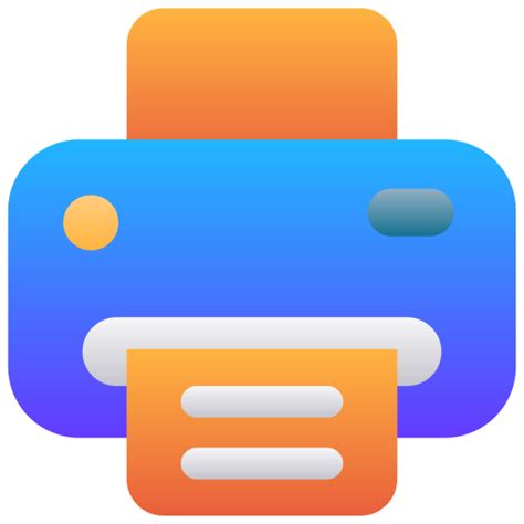Printer Generic Flat Gradient Icon