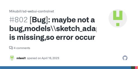 Bug Maybe Not A Bugmodelssketchadapterv14yaml Is Missingso