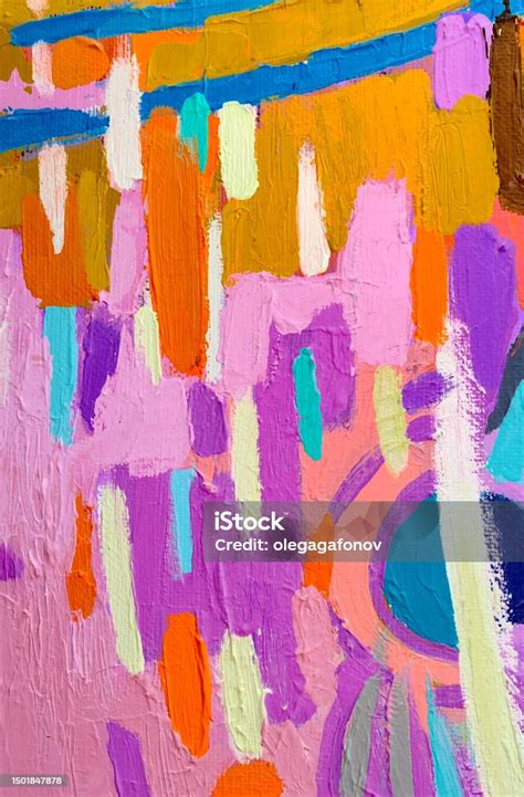 추상 회화 텍스처 클로즈업 밝은 예술 배경입니다 페인트 브러시 선 거친에 대한 스톡 벡터 아트 및 기타 이미지 거친 공예 노랑 Istock