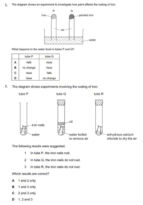 Rusting Of Iron Diagram