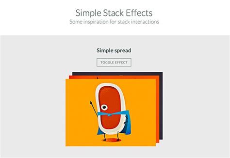 Simple Stack Effects With Css Freebiesbug