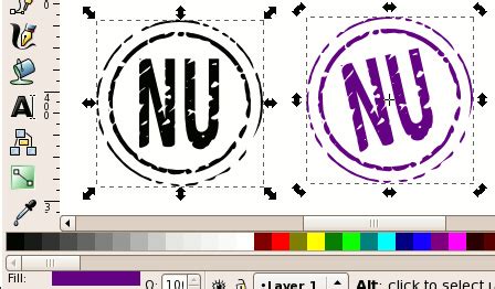 Rubber Stamp Inkscape Manoftherambla