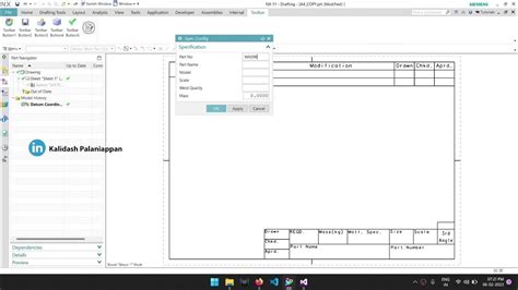 Block Ui Styler Nx Cad Customization Youtube