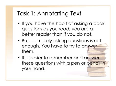 Annotating Texts Mr Laurich Ppt Download