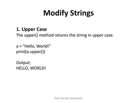 Python Strings And Strings Types With Examples Pptx
