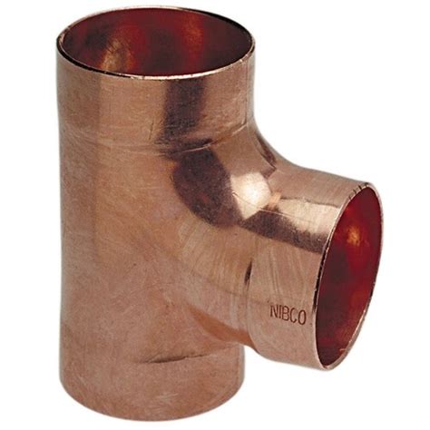 NIBCO 1 1 2 In X 1 1 2 In Copper Solder Tee Fittings In The Copper Fittings Department At Lowes Com