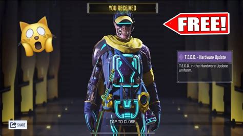 How To Get Free Tedd Hardware Update In Cod Mobile Youtube
