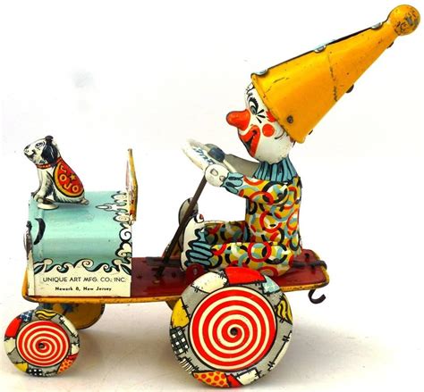 Unique Artie Crazy Car Wind Up Tin Toy From 50sebay Retro Toys Vintage Toys Tin Toys