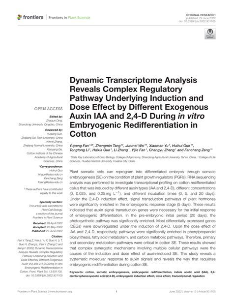 Pdf Dynamic Transcriptome Analysis Reveals Complex Regulatory Pathway