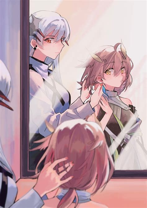 Saria Silence And Silence The Paradigmatic Arknights Drawn By Rotem Danbooru