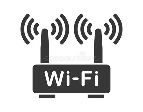 Wifi Symbol Icon White Vector Stock Illustrations 29545 Wifi Symbol Icon White Vector Stock