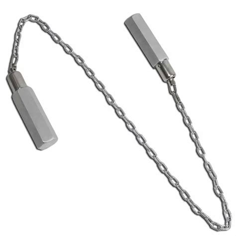 Hex Handle Manriki Gusari Solid Aluminum Manriki Chain Weapon Kombativ