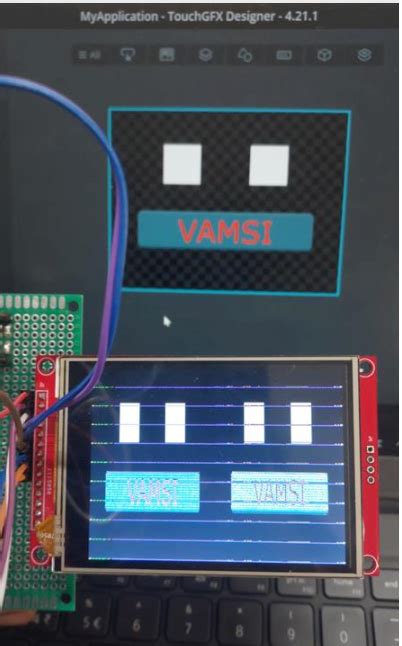 Getting Two Ghost Images On Tft Display With 9341 Stmicroelectronics Community