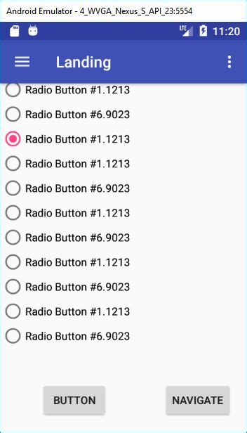 Android Scroll View Hiding Top Radio Buttons Stack Overflow