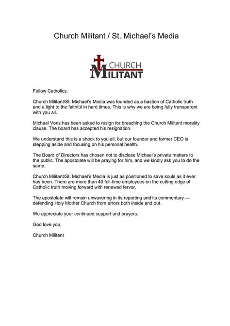 Michael Voris Violated The Morality Clause Of Church Militant Whoopsie Doodle R