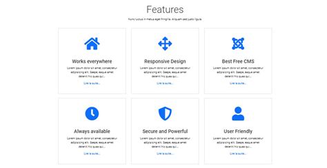 Joomla Override Features Boxes Created By Web Eau Net
