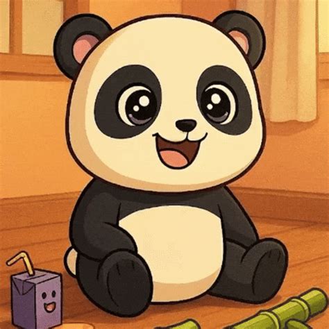 Happy Panda  By Pandamania Find And Share On Giphy