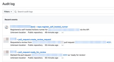 GitHub 使用 Audit log 找出誰修改了 GitHub 組織的設定 EPH 的程式日記