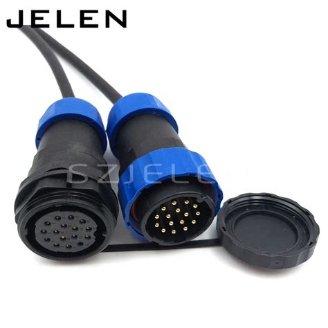Aliexpress Com Buy SD28TP ZM 16 Pin Waterproof Connector IP67 Industrial Machinery