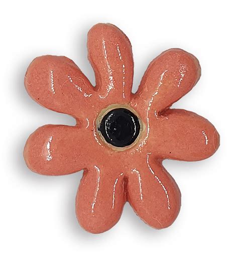 PINK SHASTA DAISY Ceramic Candy