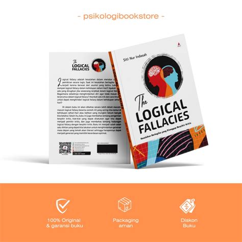 Jual Buku The Logical Fallacies Kesalahan Berlogika Yang Dianggap Berpikir Kritis Psikologi