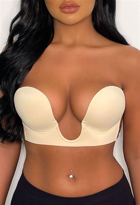Lifted Beige Bust Enhancing Stick On Bra Pink Boutique