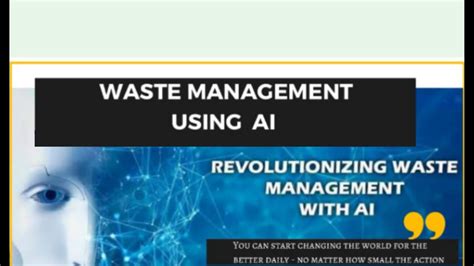 Waste Management Using AI Devpost