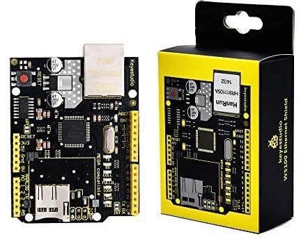KEYESTUDIO KEYESTUDIO W Ethernet Shield For Arduino Mega UNO R Duemilanove Easily
