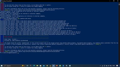 Openmrs Sdk Installation Build Failure Failed To Setup Server Openmrs Talk