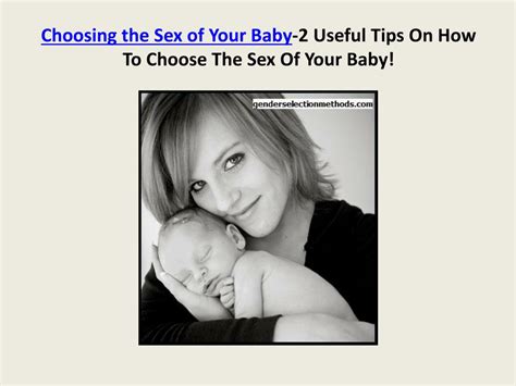 PPT Choosing The Sex Of Your Baby 2 Useful Tips PowerPoint Presentation ID 24180