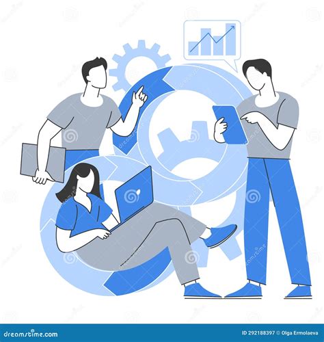 Devops Lifecycle Services Stock Illustration Illustration Of Plan 292188397
