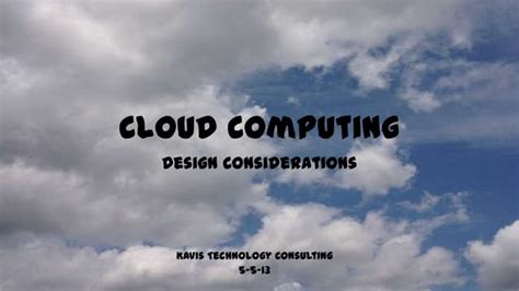 Security And Privacy In Cloud Computing Pptx