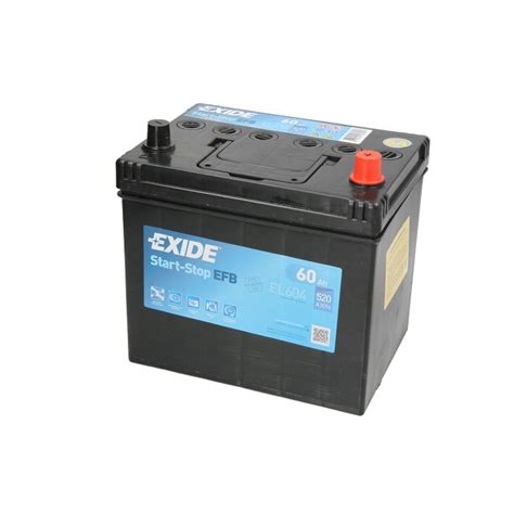 EL604 - Аккумулятор Exide START & STOP EFB 60Ah 520A P+ купить на ...