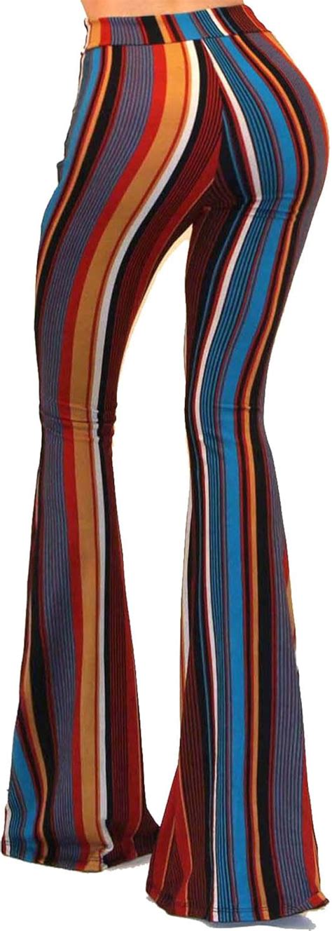Buy Vivicastle Womens Usa Boho Solid Hippie Wide Leg Flared Bell Bottom Pants Online At Lowest