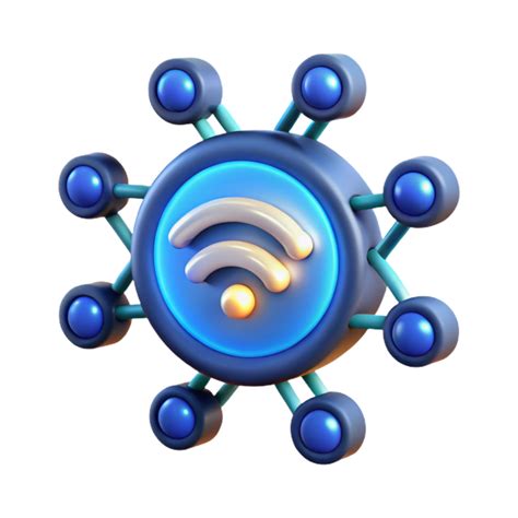 Beautiful Vintage Network Connectivity A 3d Wifi Symbol Representing