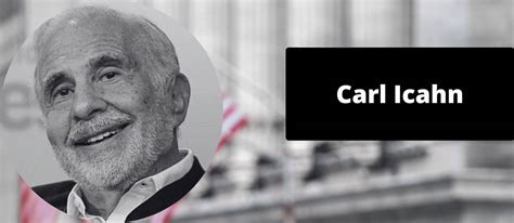 Carl Icahn Aktivist Corporate Raider And Strategie