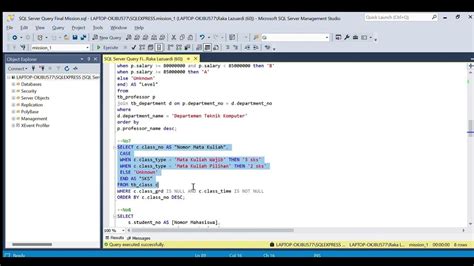 Video Sql Server 5 Subquery Inner Join Left Join Case When Pada Sql Server Youtube
