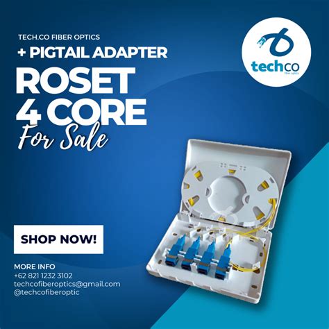 Jual Roset 4 Core Pigtail Adapter Sc Upc Shopee Indonesia