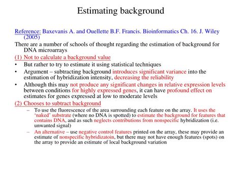 ppt microarray data normalization and data transformation powerpoint