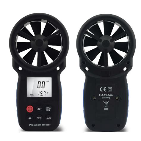 Digital Anemometer Data Logger With Wifi Mobile App Wind Speed Temperature Wind Chill