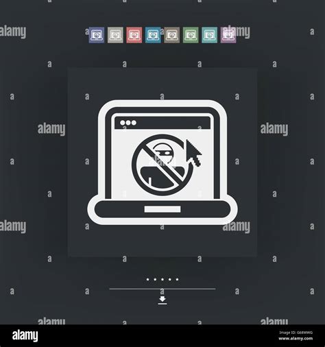 Web Access Data Protection Stock Vector Image Art Alamy