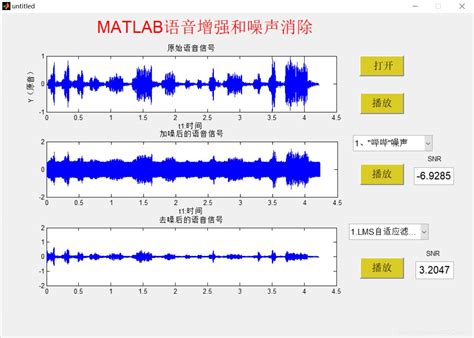 【语音去噪】基于matlab gui lms rls语音去噪【含matlab源码 528期】 主动降噪 rls算法 csdn博客