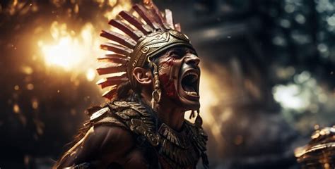 Premium Photo Warrior Painting Warriors Expression Tribal Warrior