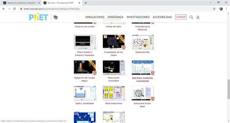 Selecting The Phet Simulator Source Download Scientific Diagram
