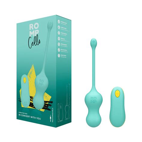 Romp Cello Rechargeable Remote Controlled Silicone G Spot Egg Vibrator