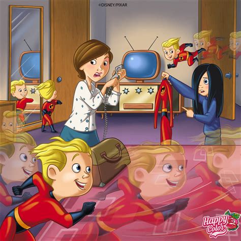 Happy Color Helen Dash And Violet By Havinghope5 On Deviantart